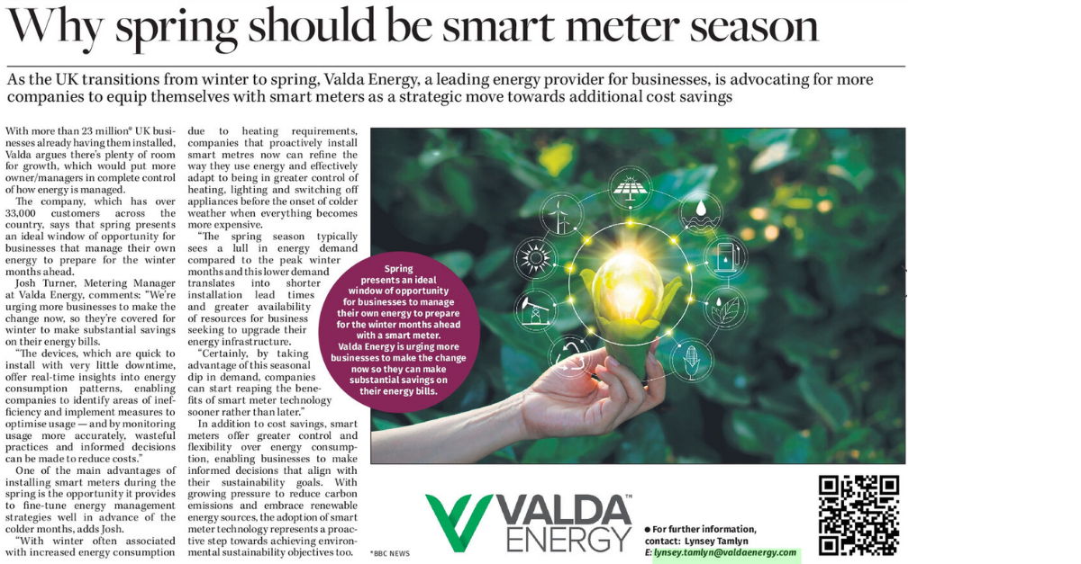 Why spring should be smart meter season